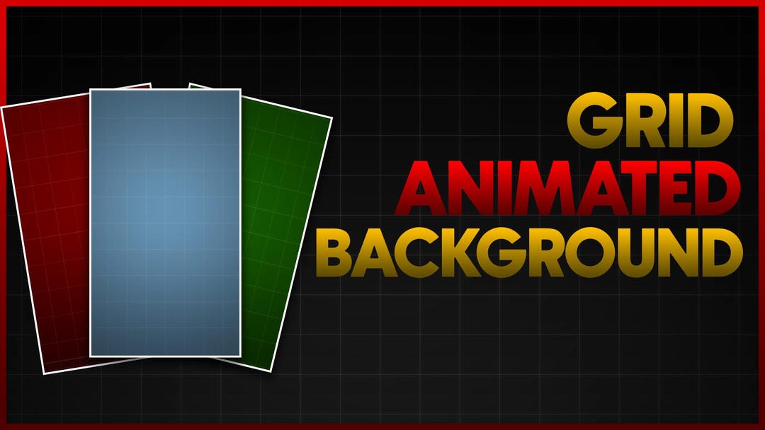 10 Looping Grid Animated Backgrounds | Social Media Template Bundle ...
