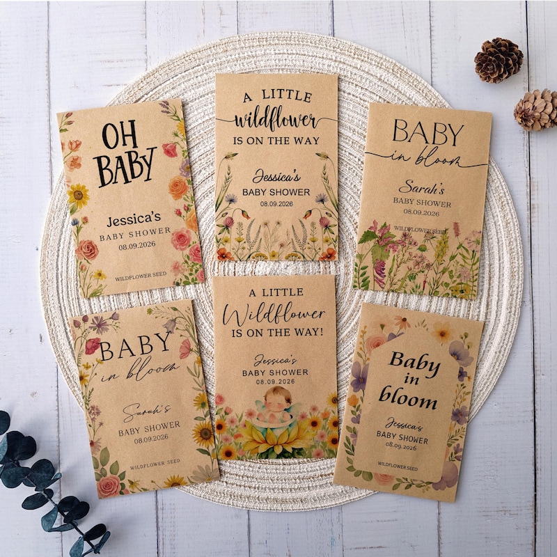 Daisy Baby Shower Seeds - Etsy