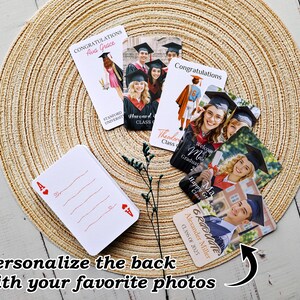 Personalized Playing Cards Favors/graduation Unique Playing Cards ...