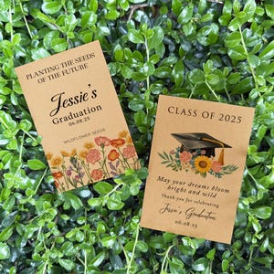 Graduation Seed Packets Graduation Favors for Guest 2025 High School ...