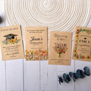 Graduation Seed Packets Graduation Favors for Guest 2025 High School ...