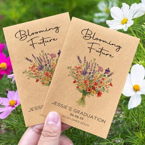 Graduation Party Seed Packets/custom Class of 2025 Favors/bulk Grad ...
