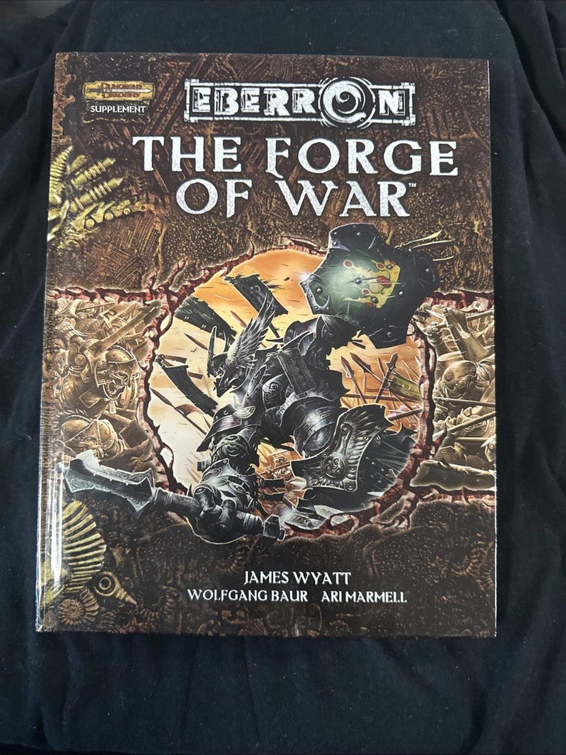 Eberron: the Forge of War, Dungeons & Dragons Hardcover, - Etsy