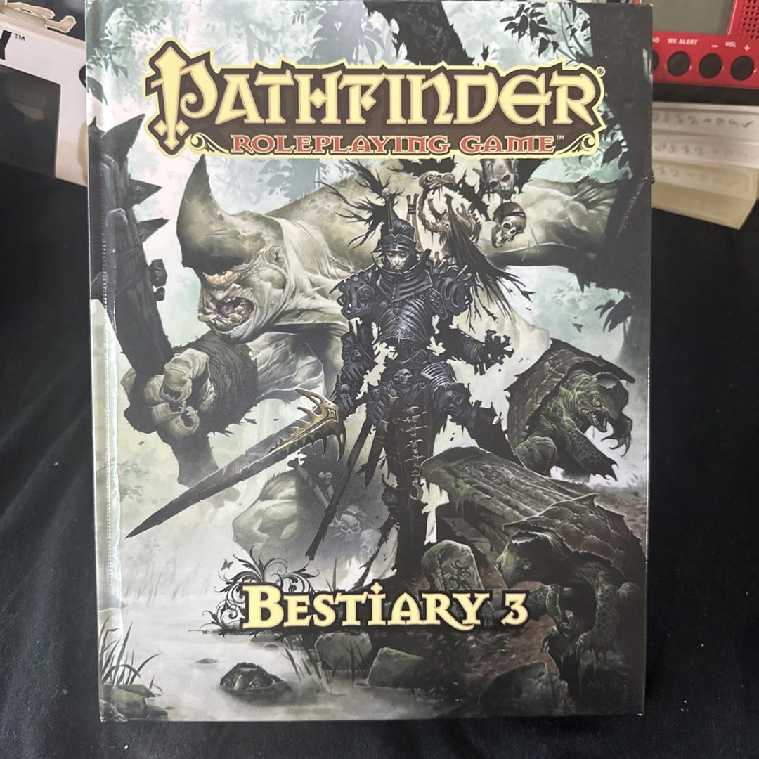 Pathfinder Roleplaying Game Bestiary 3 HC D20 Paizo D&D 3.5 - Etsy