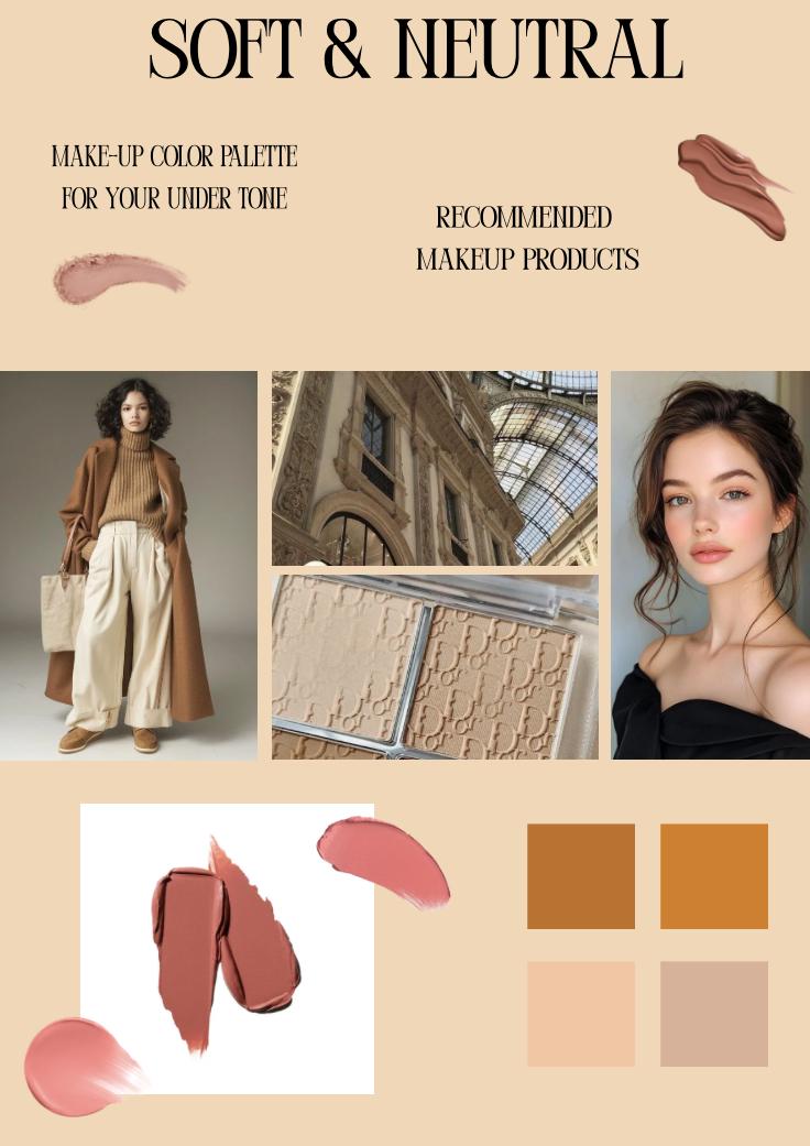 Soft and Neutral Makeup Guide Color Analysis Undertone Guide Ideas ...