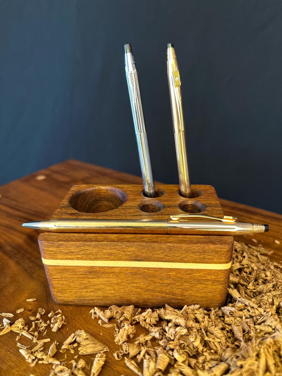 The Madison - MCM Pen and Pencil Holder - Etsy