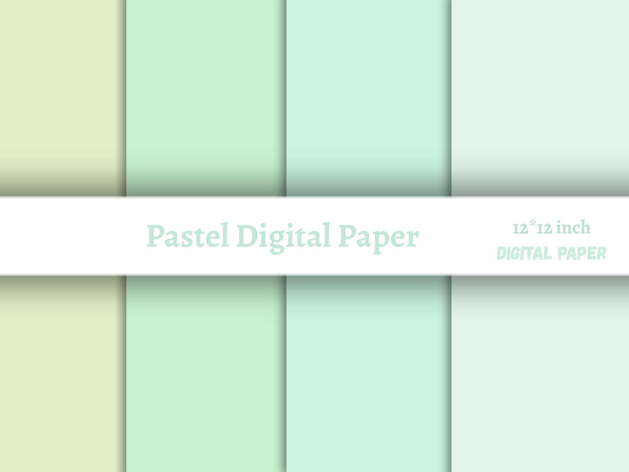 Pastel Digital Paper / Digital Paper Pastels / Easter Digital Paper ...