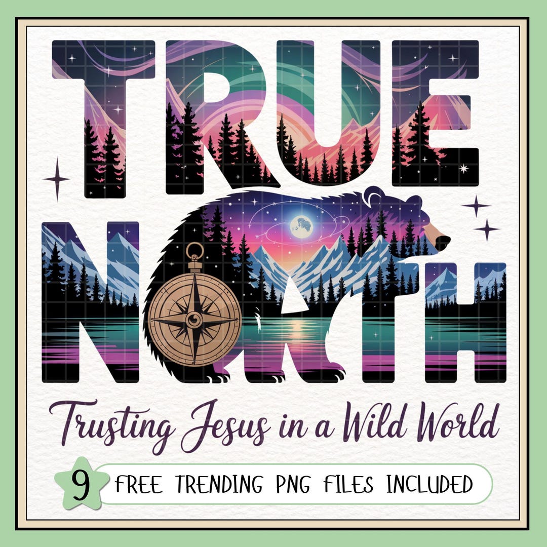 True North Bible Verse PNG, True North Christian, True North VBS Png ...