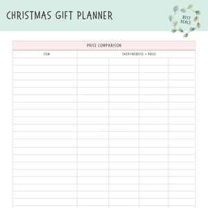 Ultimate Christmas Gift Planning Bundle // Printable // Instant ...