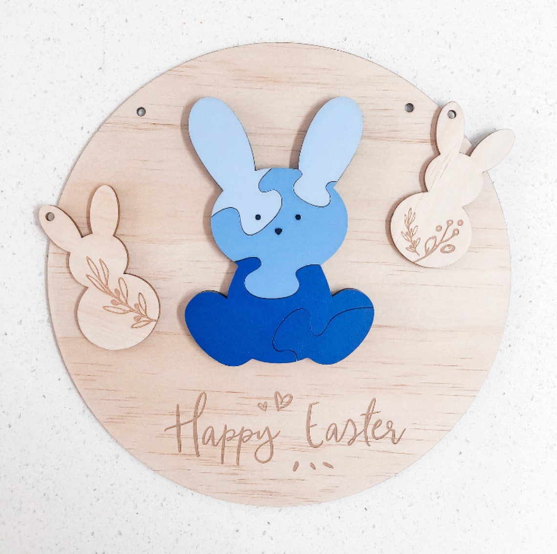 3D Easter Bunny Plaque L Easter Plaque L Chocolate Free Easter - Etsy
