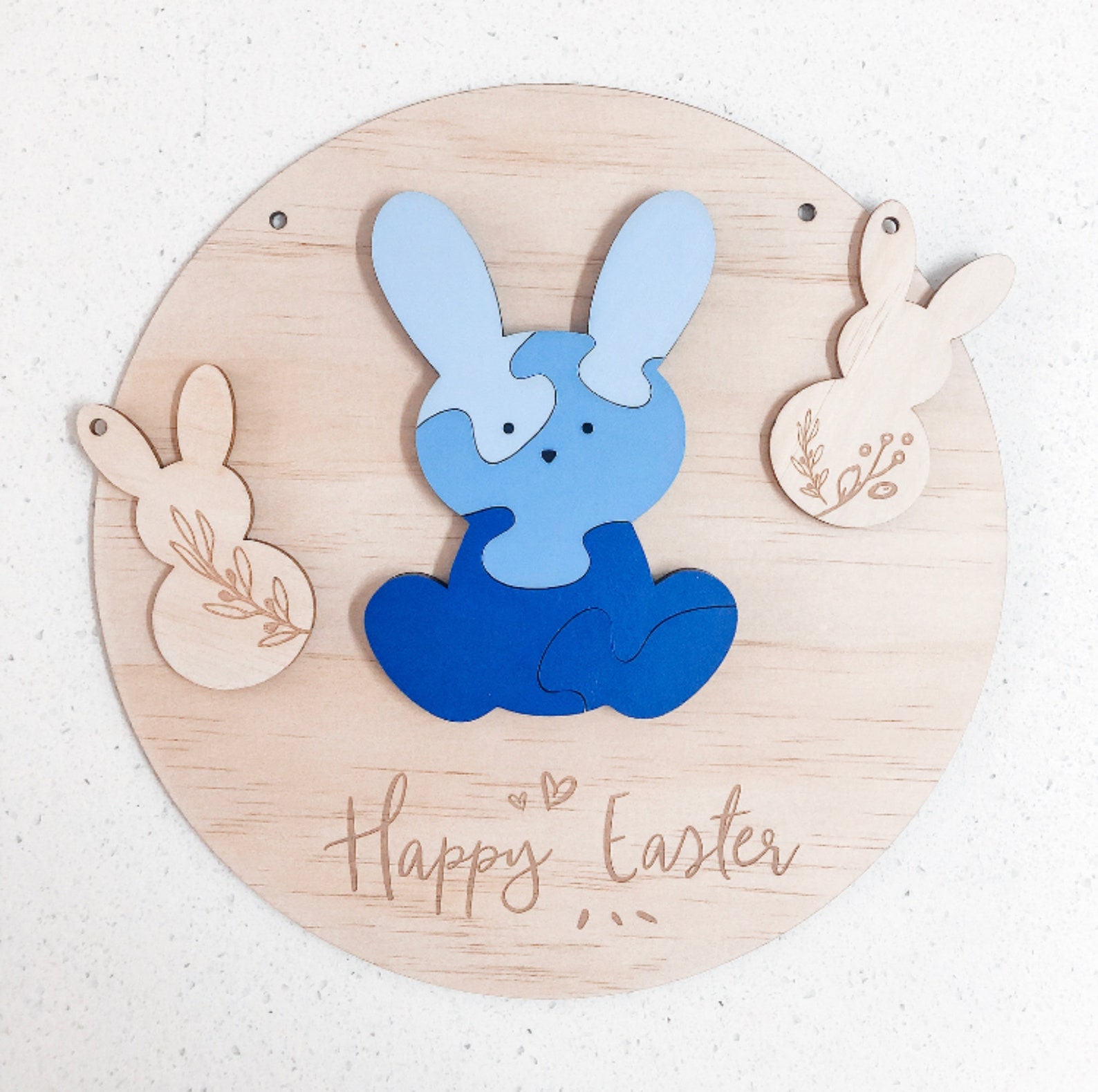 3D Easter Bunny Plaque L Easter Plaque L Chocolate Free Easter - Etsy