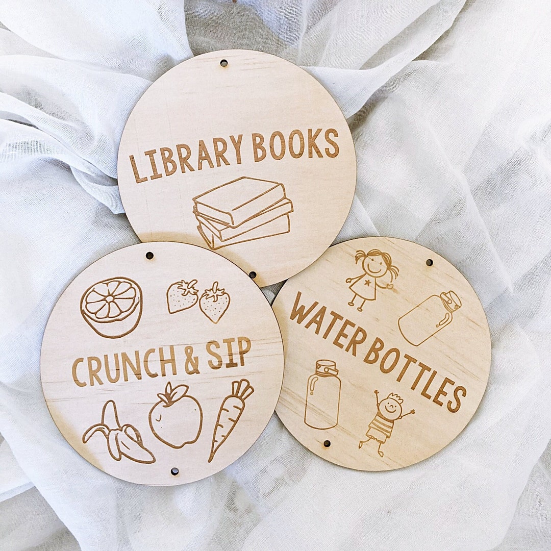 Teacher 3 Pack Plaques || Kindy || Primary School || Crunch & Sip ...