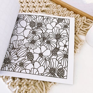 Easy Bold Patterns Colouring // Coloring Book // Mindfulness Mental ...