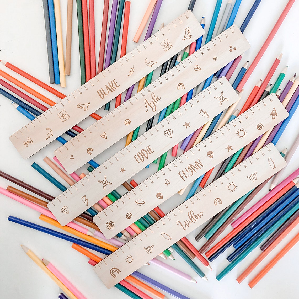 Personalised Ruler Stationary School Supplies Pencil Case Fun - Etsy