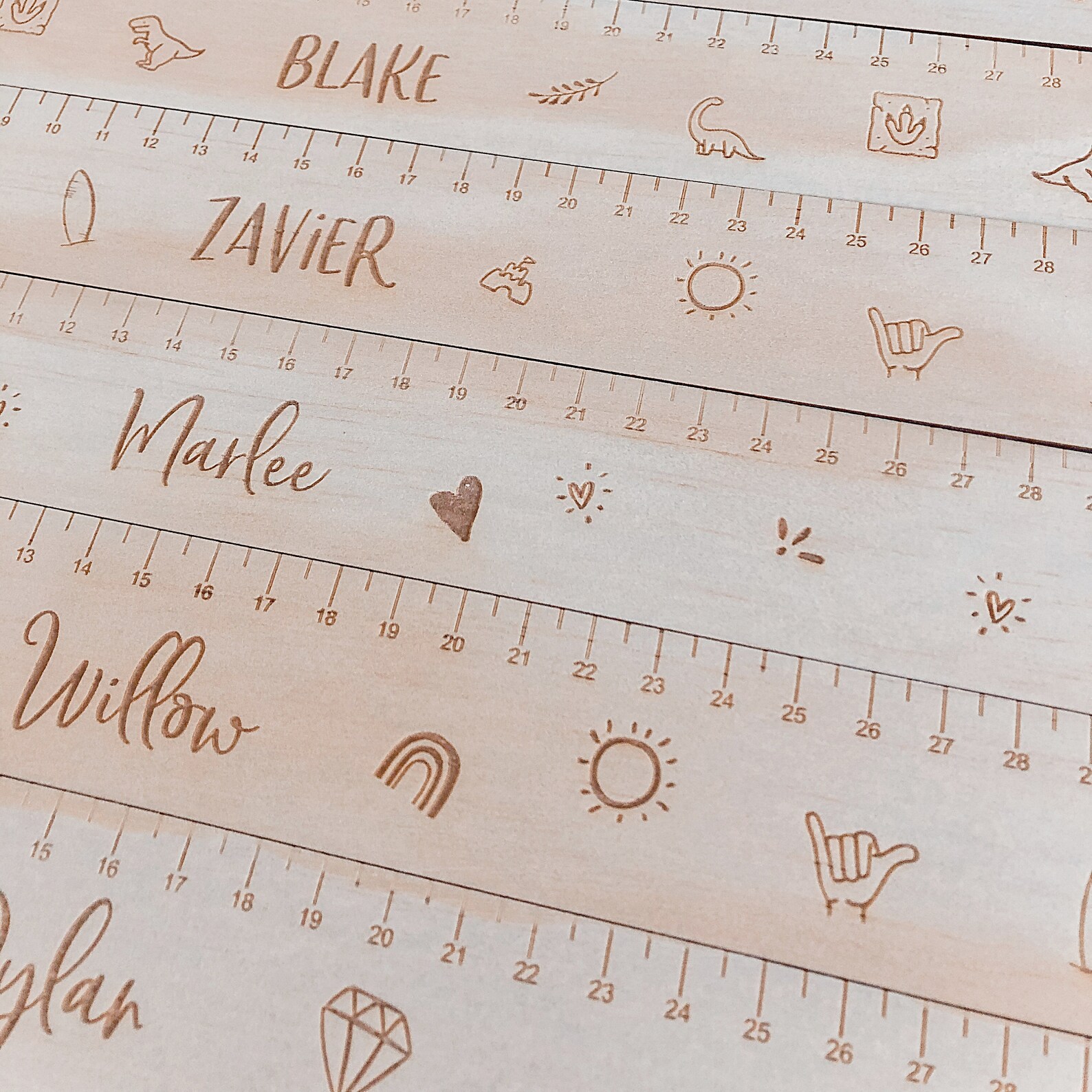 Personalised Ruler Stationary School Supplies Pencil Case Fun - Etsy