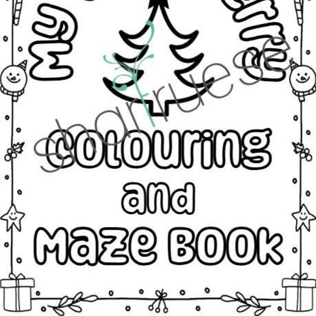 52 Christmas Maze Activity Pages // Instant Download // School Holidays ...