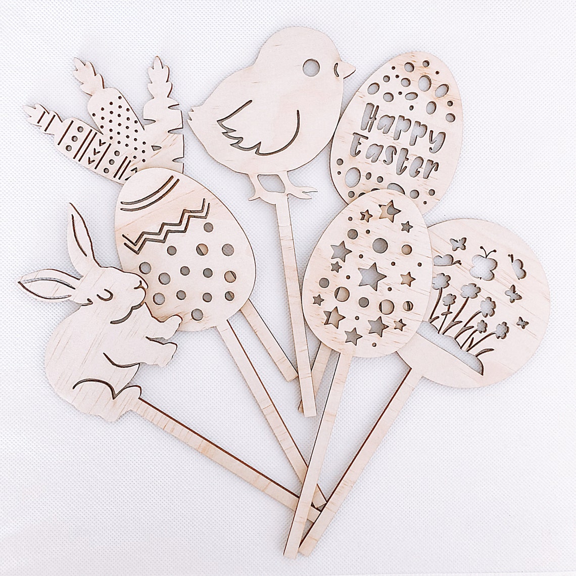 Easter Shadow Puppets Ll Easter Gift Ll Easter Keepsake Ll DIY Easter ...