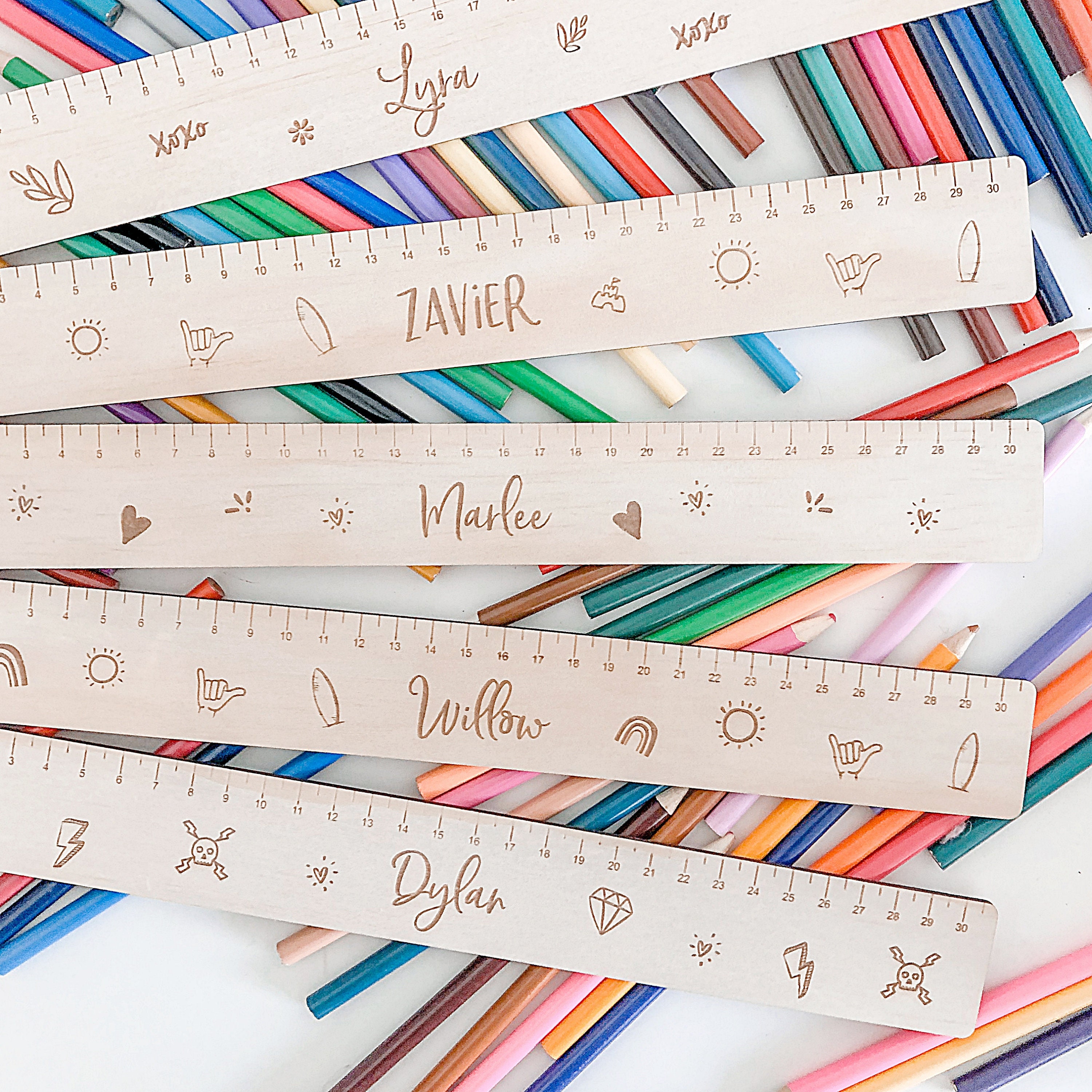 Personalised Ruler Stationary School Supplies Pencil Case Fun - Etsy