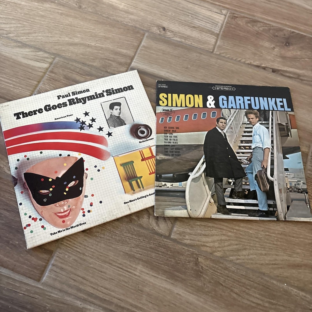 Paul Simon - There Goes Rhymin' Simon OG Vinyl 1973 & Simon Garfunkel ...