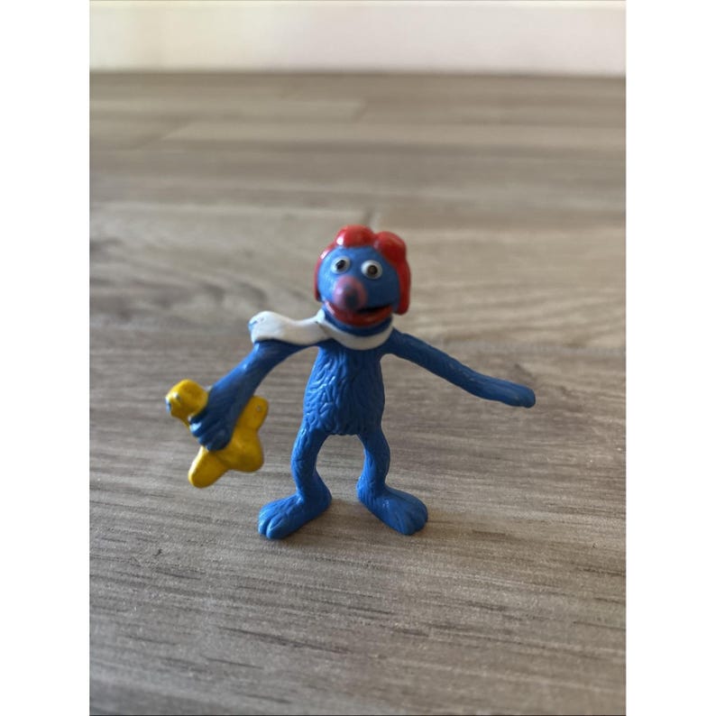 Sesame Street Grover Muppet Tara Toy Figure Goggles Pilot Figure Rare ...