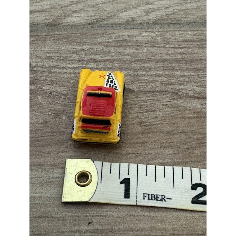 Vintage 1989 Funrise Micro Machines Back to the Future II Yellow Luxor ...