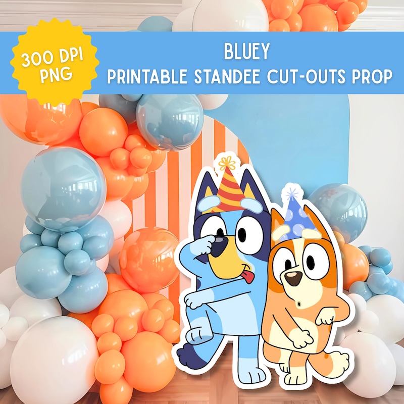 Bluey Cutouts - Etsy
