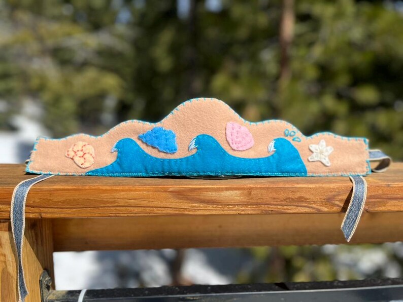 Felt Birthday Crown--beach and Seashells - Etsy