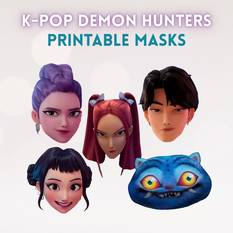 Kpop Demon Hunters Mask - Etsy