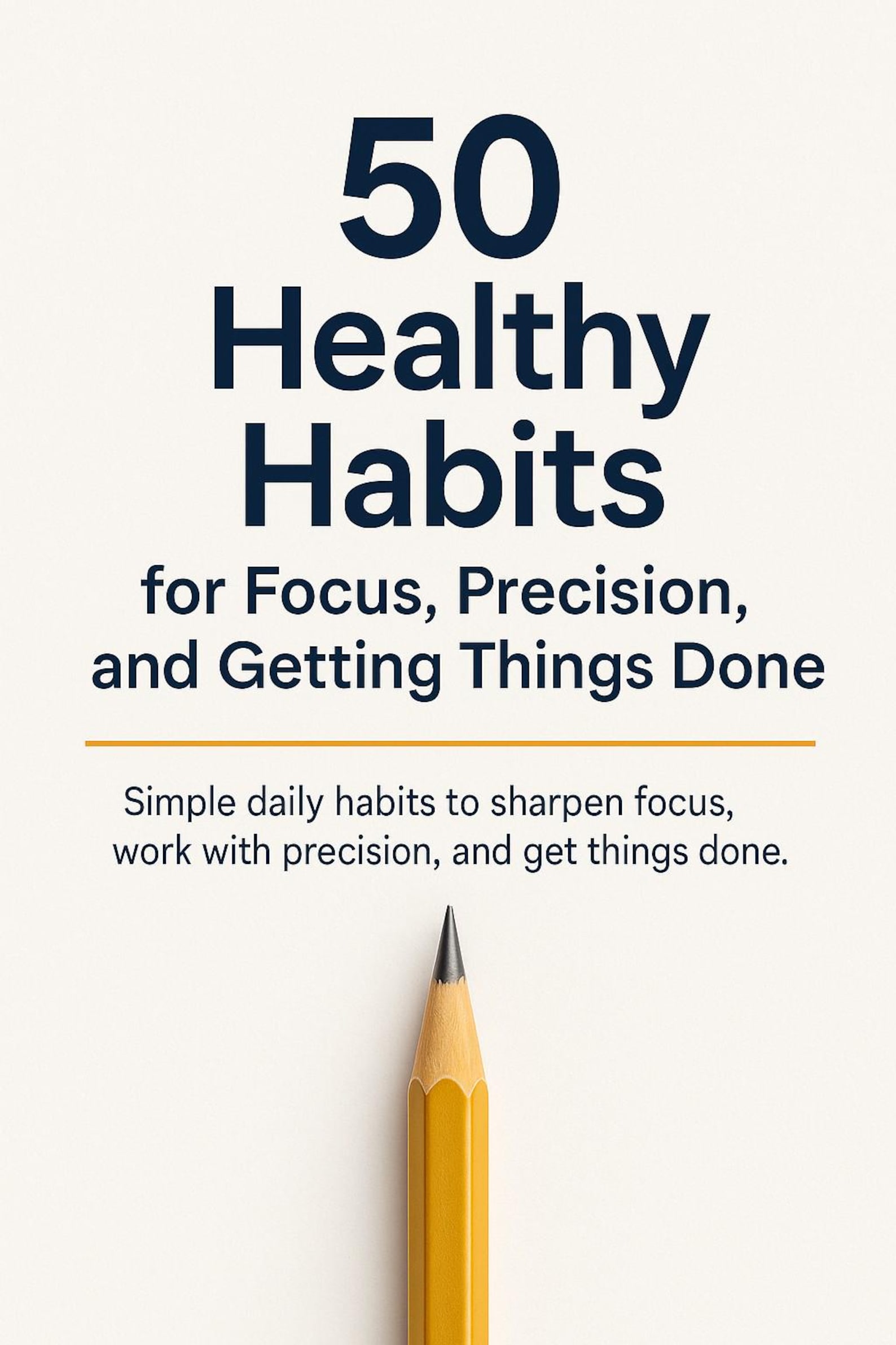 50 Healthy Habits Book: Productivity & Self-improvement Guide (PDF ...