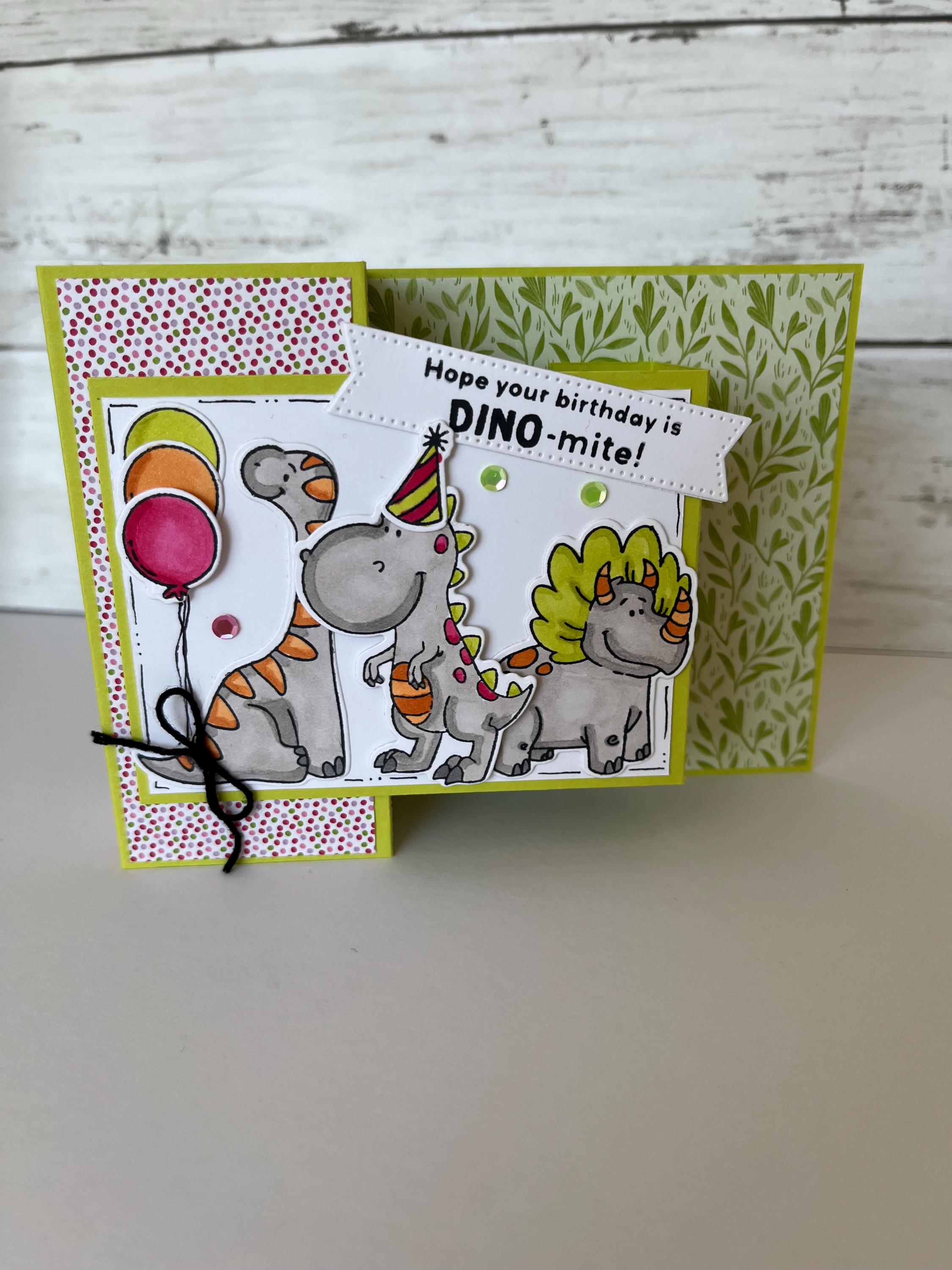 Handmade Dinosaur 3D Birthday Card With Matching Envelope - Etsy
