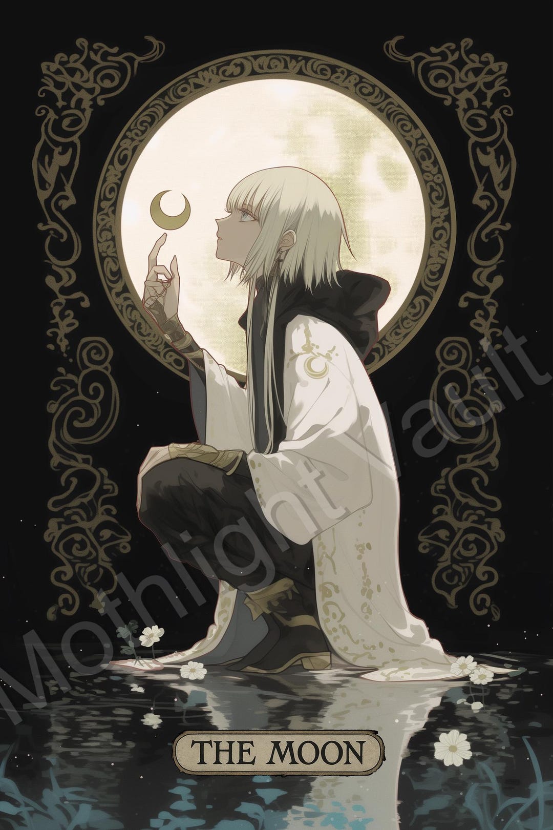 Anime Yaoi BL Tarot Art | Bishounen Major Arcana Digital Print | the ...
