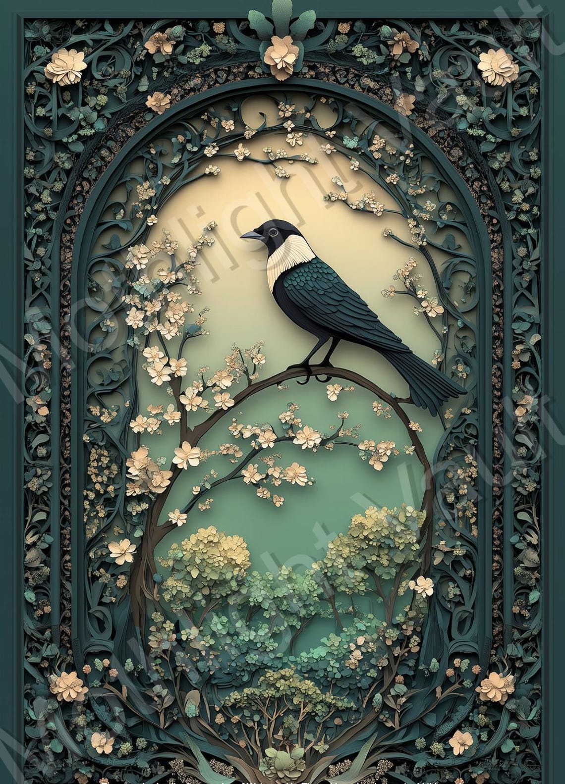 Cottagecore Goblincore Fairycore Digital Prints | Fairytale 4 Seasons ...