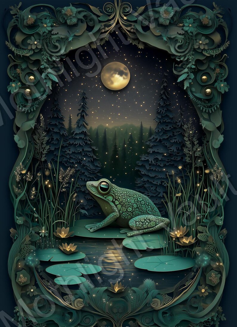 Cottagecore Goblincore Fairycore Digital Prints | Fairytale 4 Seasons ...