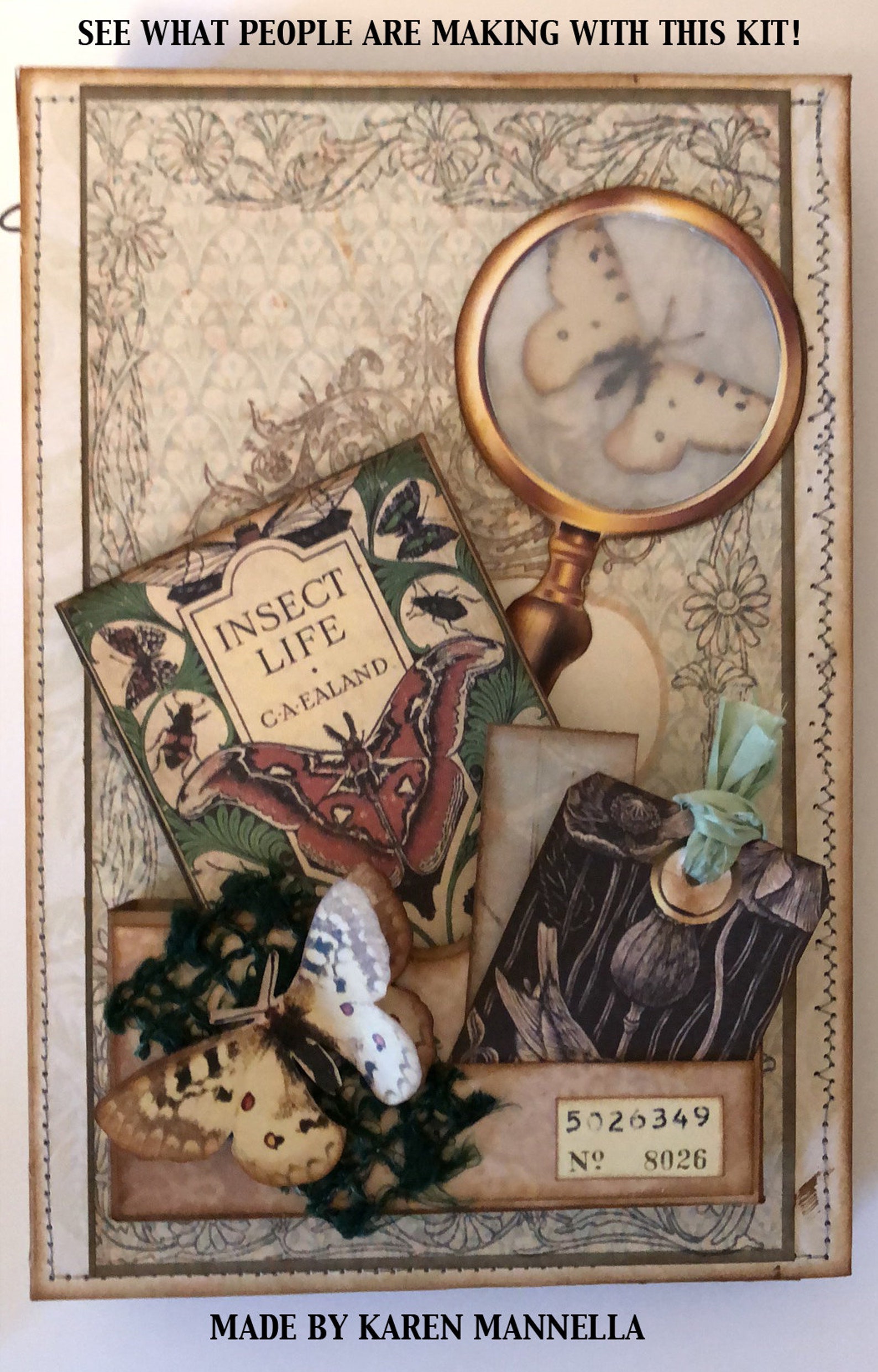 MASSIVE Vintage Botanist Antique Journal Kit - Digital Junk Journal ...