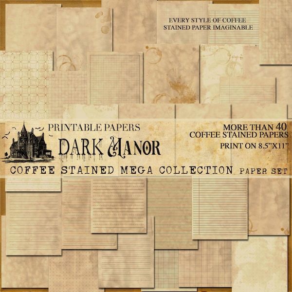 Coffee Stained - Etsy