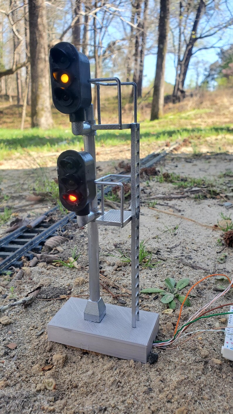 Custom G-scale Garden Rail Road LED Signal **2-aspect Unpainted ...