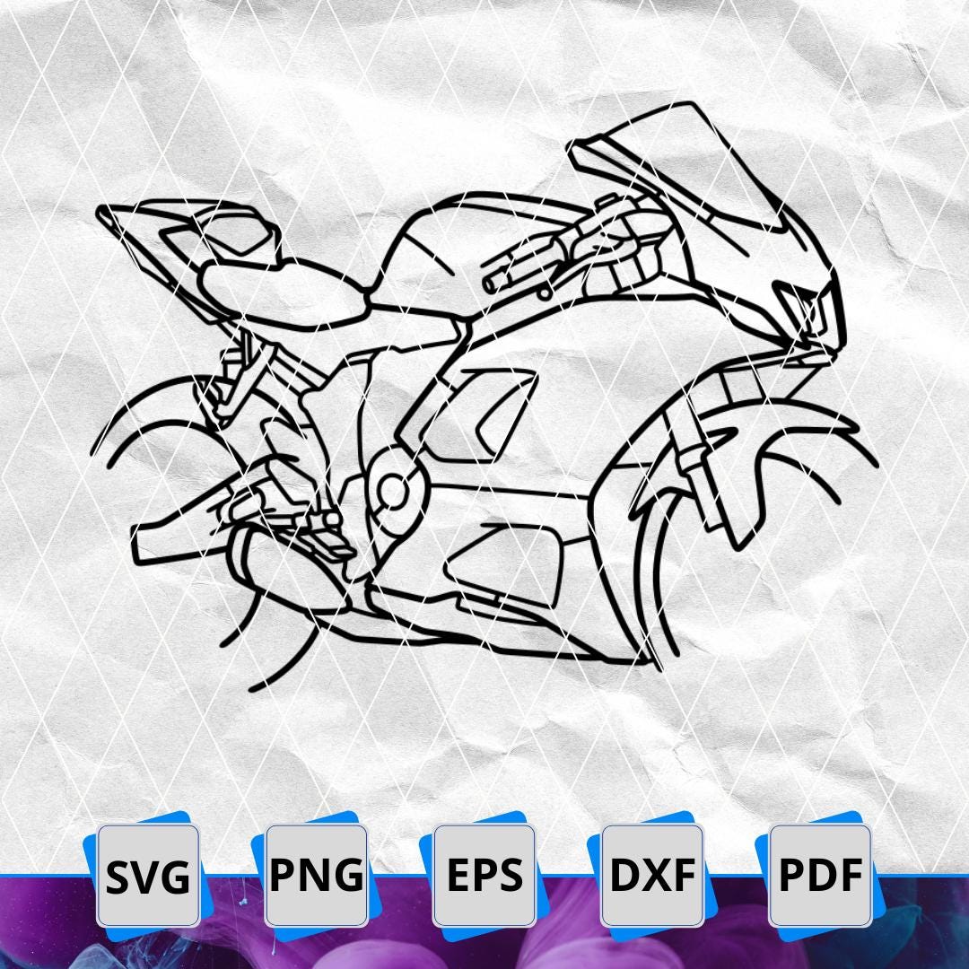 Yamaha R7 Motorcycle Svg/png/pdf/dxf/eps Lasercut - Etsy