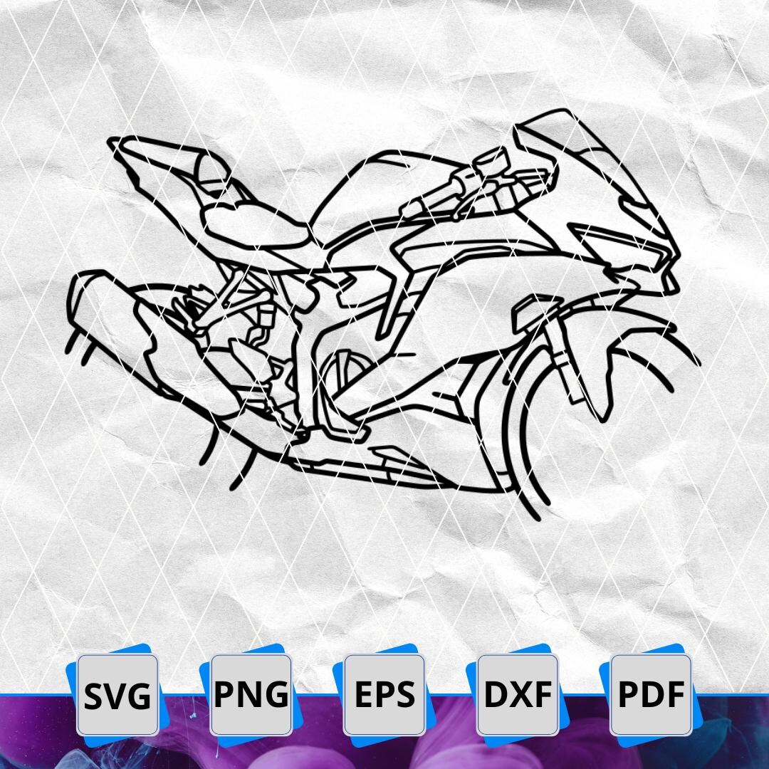 Kawasaki ZX4RR Motorcycle Svg/png/pdf/dxf/eps Lasercut - Etsy