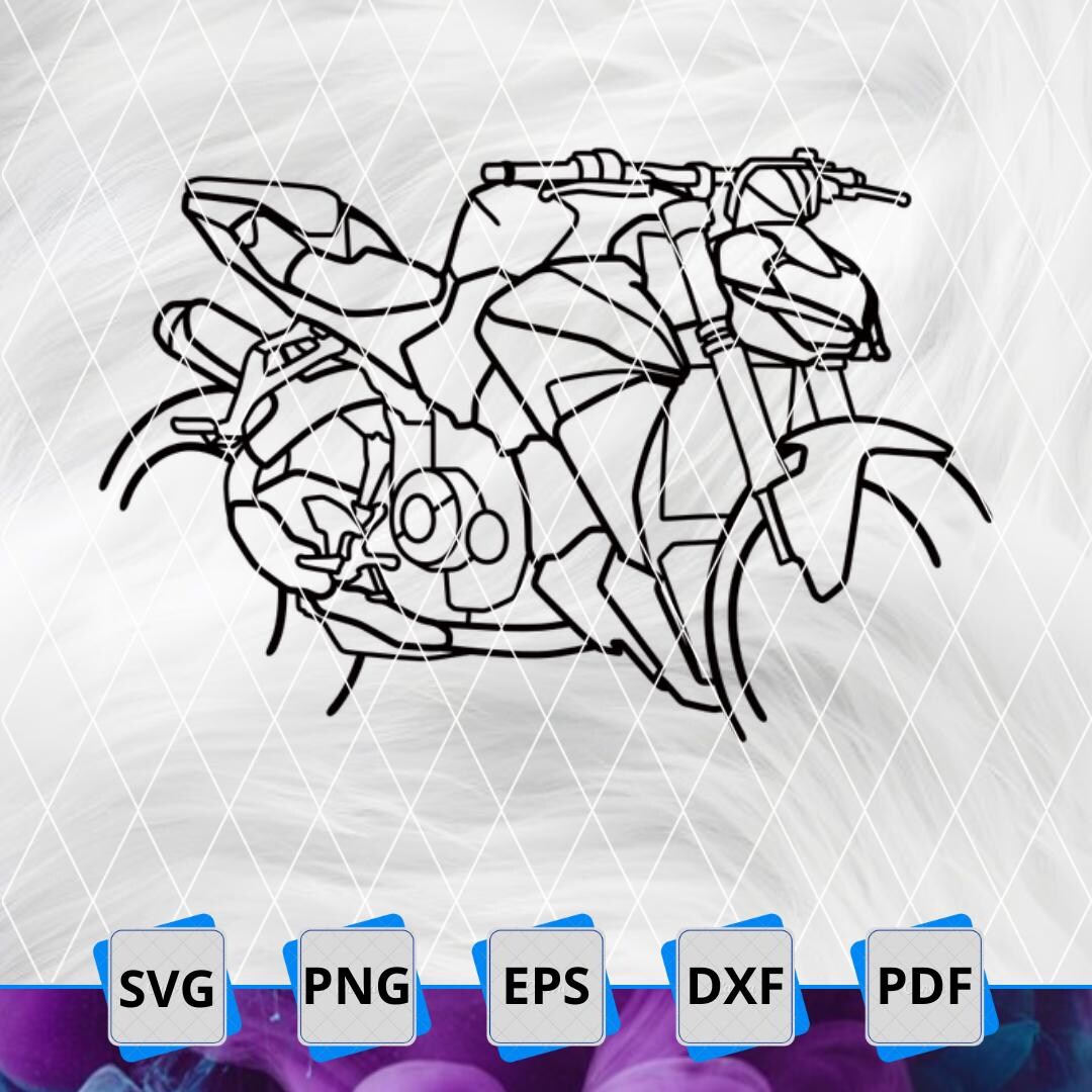 Ducati Streetfighter V2 Motorcycle Svg/png/pdf/dxf/eps Lasercut - Etsy