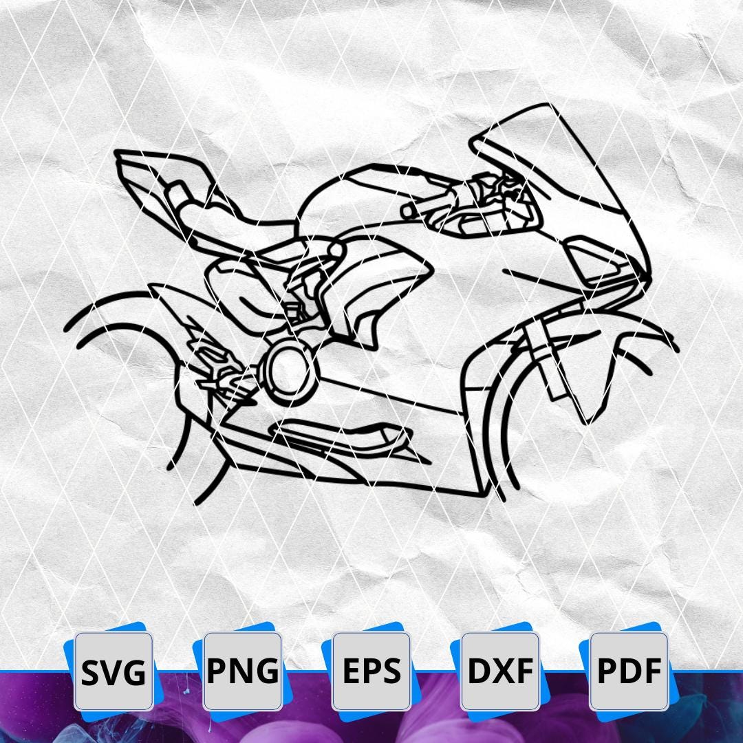 Ducati Panigale V2 Motorcycle Svg/png/pdf/dxf/eps Lasercut - Etsy