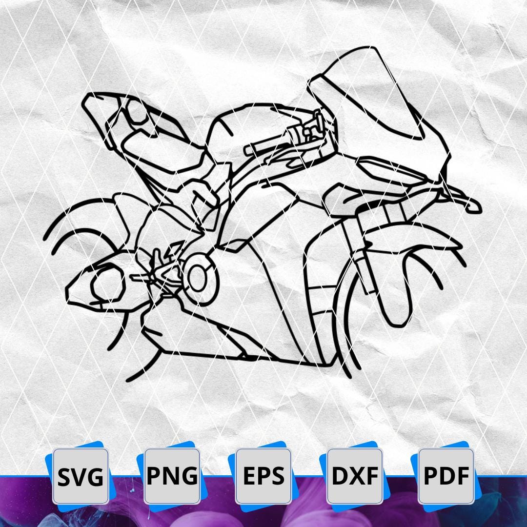 Ducati Panigale V4 Motorcycle Svg/png/pdf/dxf/eps Lasercut - Etsy