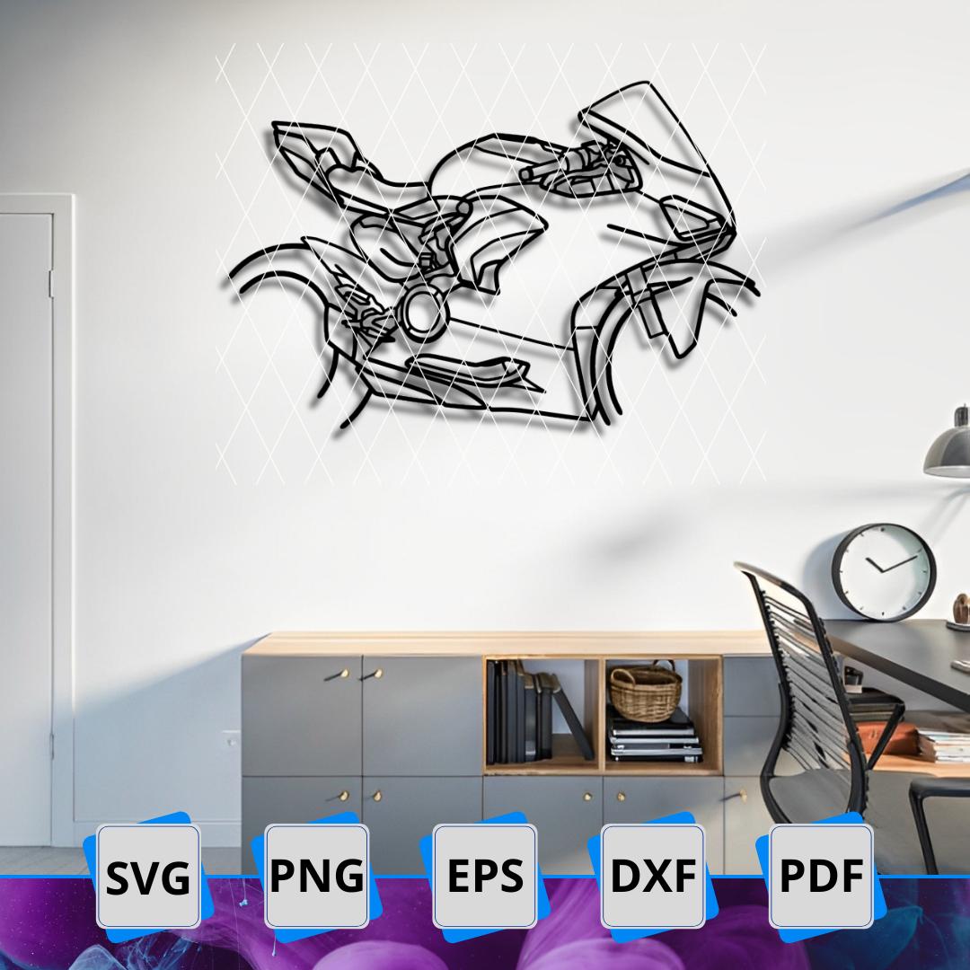 Ducati Panigale V2 Motorcycle Svg/png/pdf/dxf/eps Lasercut - Etsy