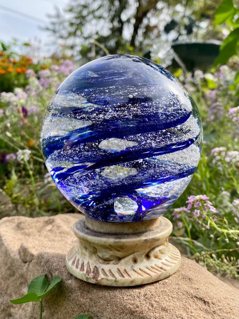 Custom Pet Memorial Glass Paperweight - Infinity Staircase Pet Ash ...