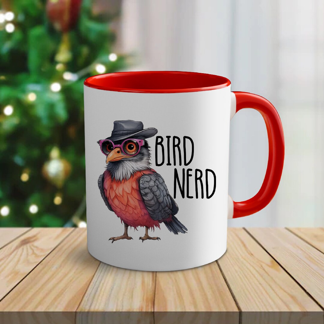 Bird Nerd Mug, Birding Beverage Cup, Bird Lover, Funny Bird Watcher ...