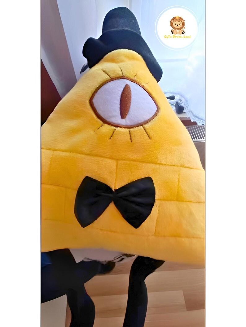 Bill Cipher Plush - Mysterious Gravity Falls Collectible Toy - Etsy