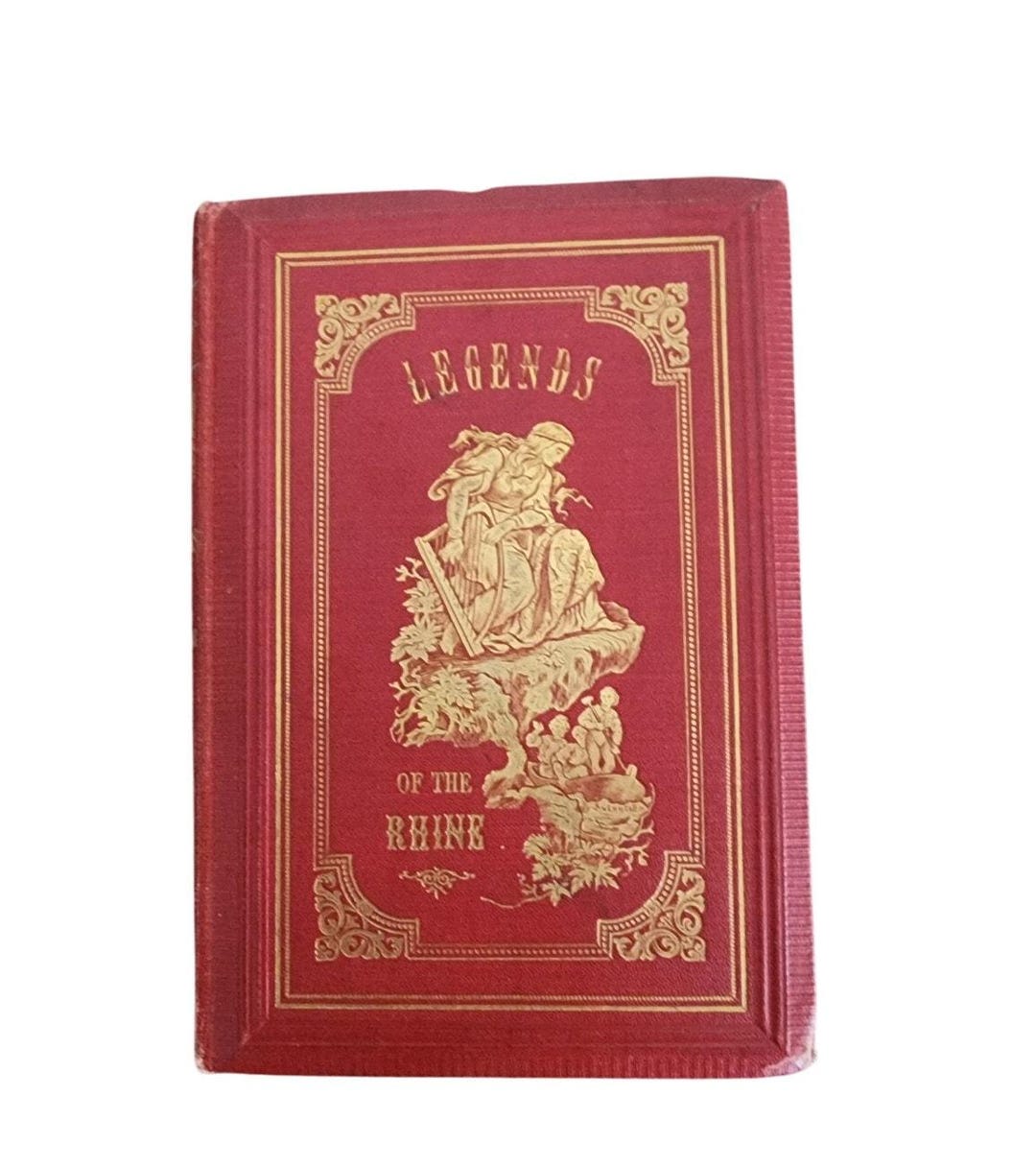 Antique Book Legends of the Rhine 1869 German Folk Tales Illustrated ...