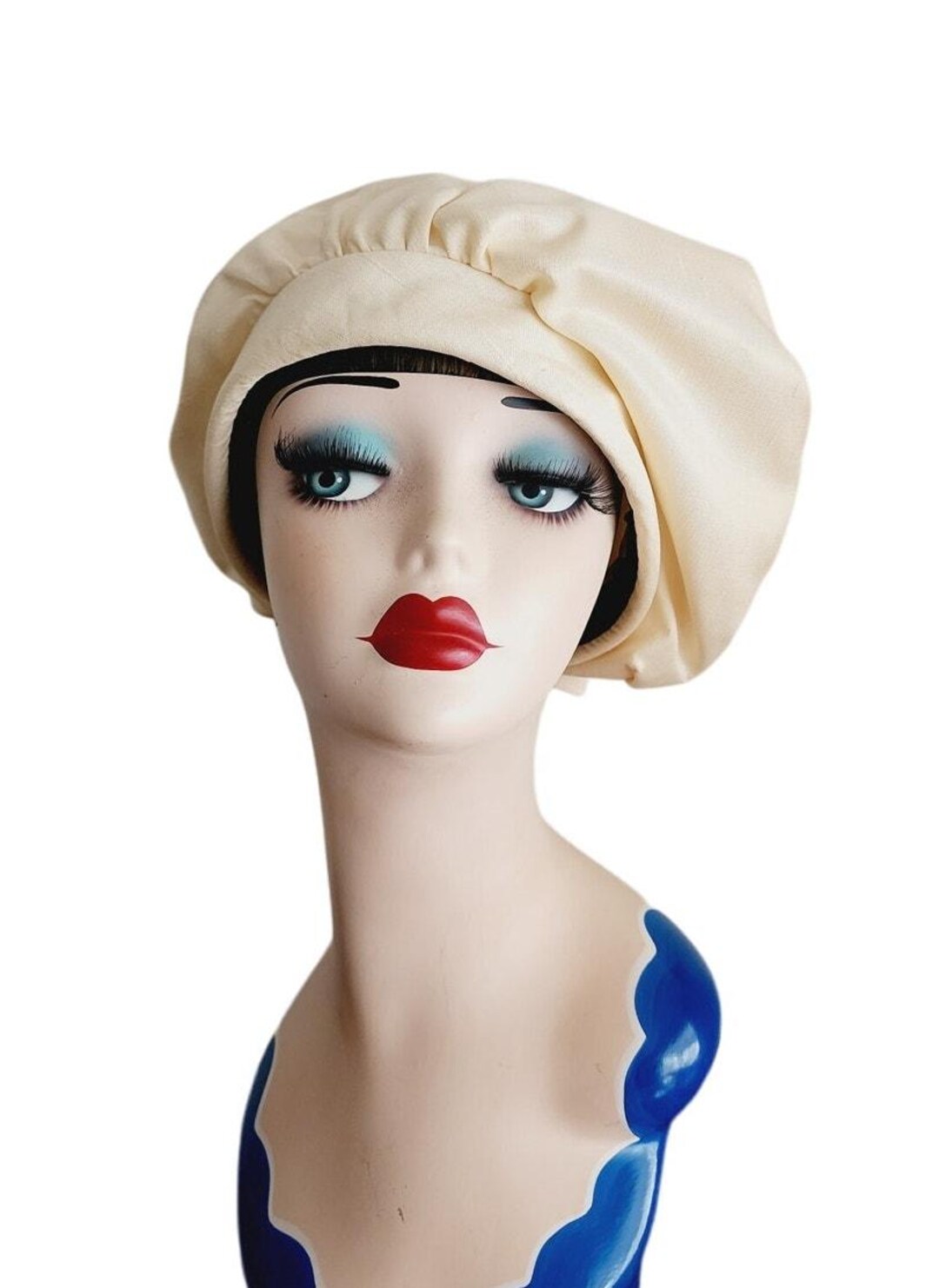 60s Tam Hat in off White in Cream Amy New York for Marshall Fields - Etsy