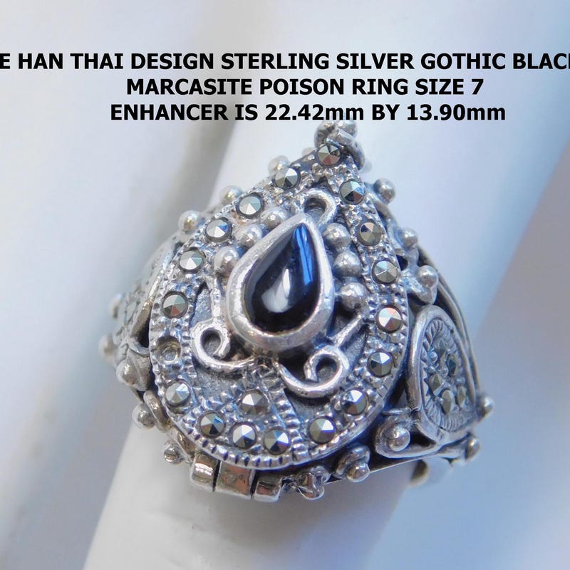 Thailand Marcasite Ring - Etsy