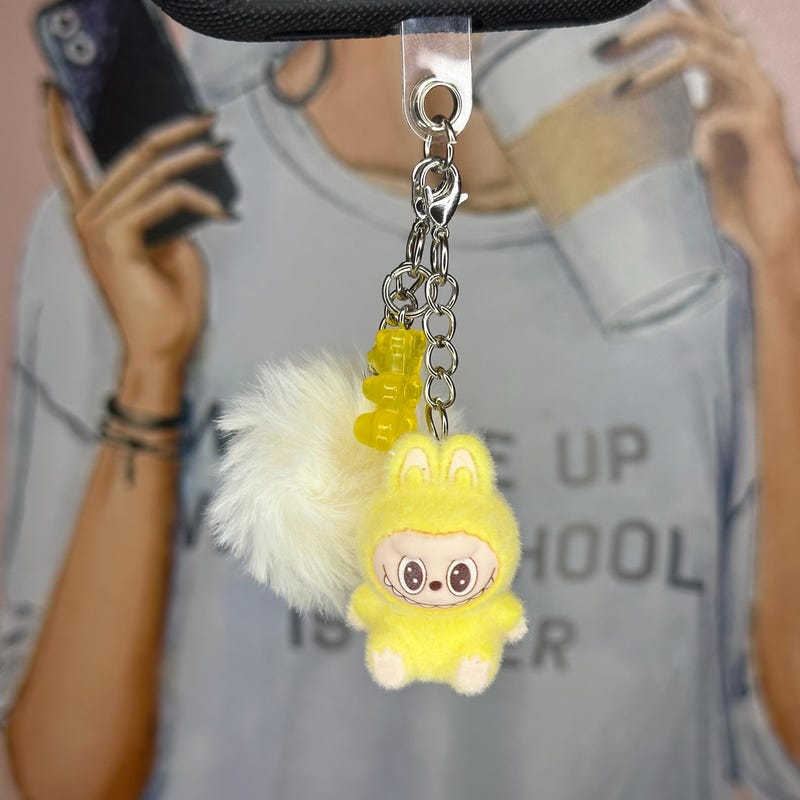 Labubu Phone Charm - Etsy