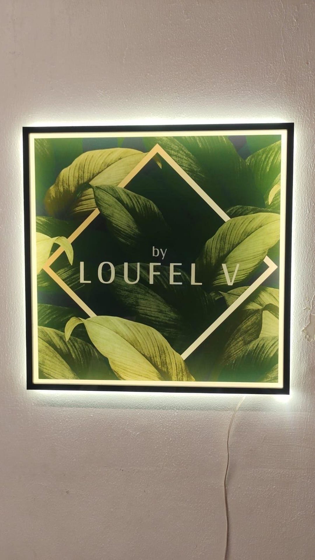 Custom Backlit Acrylic Sign | Acrylic Logo Sign | Custom Full Color ...